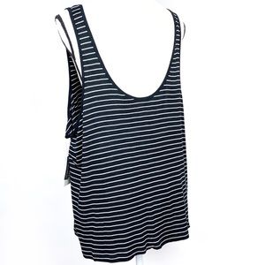 bp | Tops | Bp Black White Striped Tank Top | Poshmark